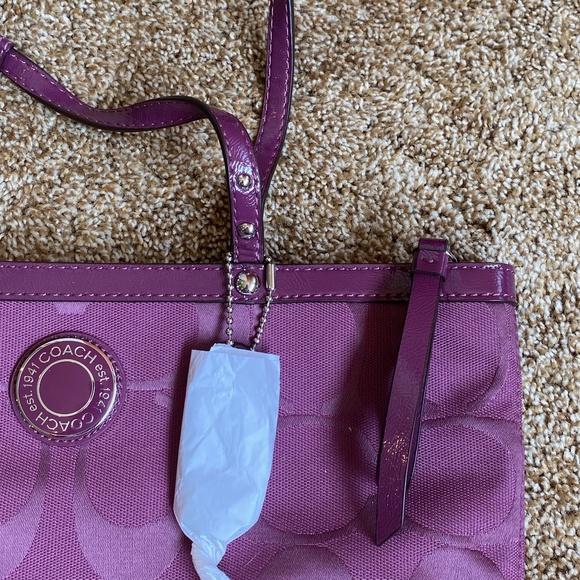 Coach | Bags | Nwt Coach Berry Colored Shoulder Bag | Poshmark